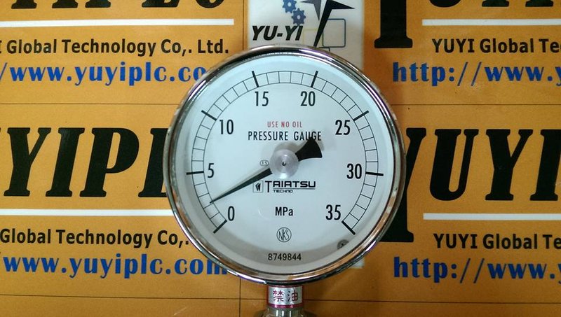 TAIATSYU TECHNO PRESSURE GAUGE MPa NKS 8749844 - PLC DCS SERVO Control MOTOR POWER SUPPLY IPC ROBOT